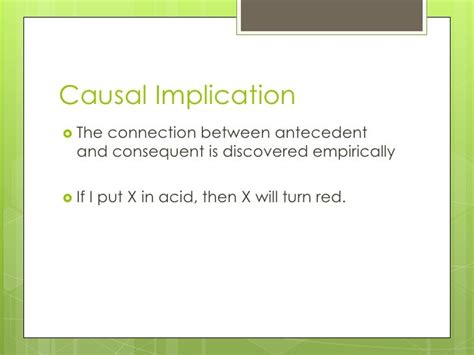 Conditional Statement And Material Implication