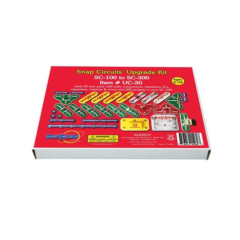 Set Educativ Cu Circuite Electronice Pentru Copii Snap Circuits Upgrade Uc30 Sc100 Sc110 La