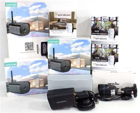 Amiccom Wifi Cameras And Mini Wifi Repeaters Bunting Online Auctions