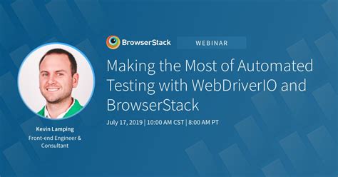 Browserstack On Linkedin Making The Most Of Automated Testing With Webdriverio And Browserstack