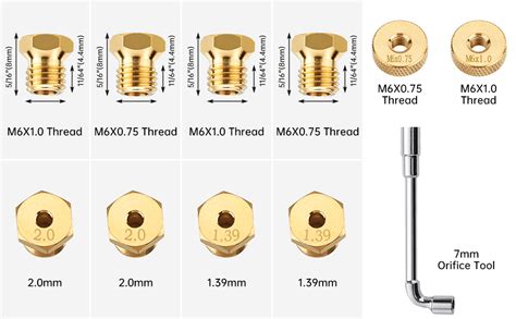 Wadeo Natural Gas Orifices Nozzle Conversion Kit Diy Burner Parts