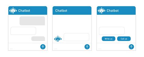 Efficient Chatbot Web Or Landing A Robotic Vector Image