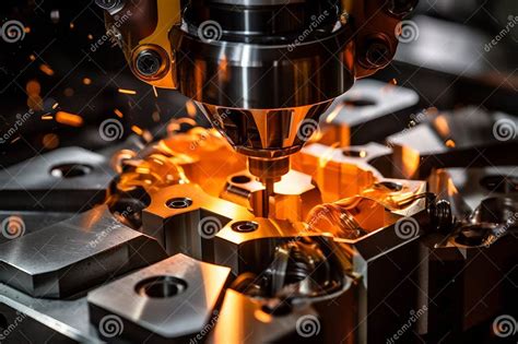 Precision Manufacturing In Medical Technology Cnc Machine Crafting Component For Imaging System