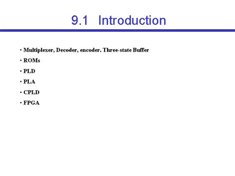 Chapter 9 Multiplexers Decoders And Programmable Logic Devices
