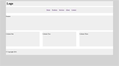 Practice Htmlcss Layout