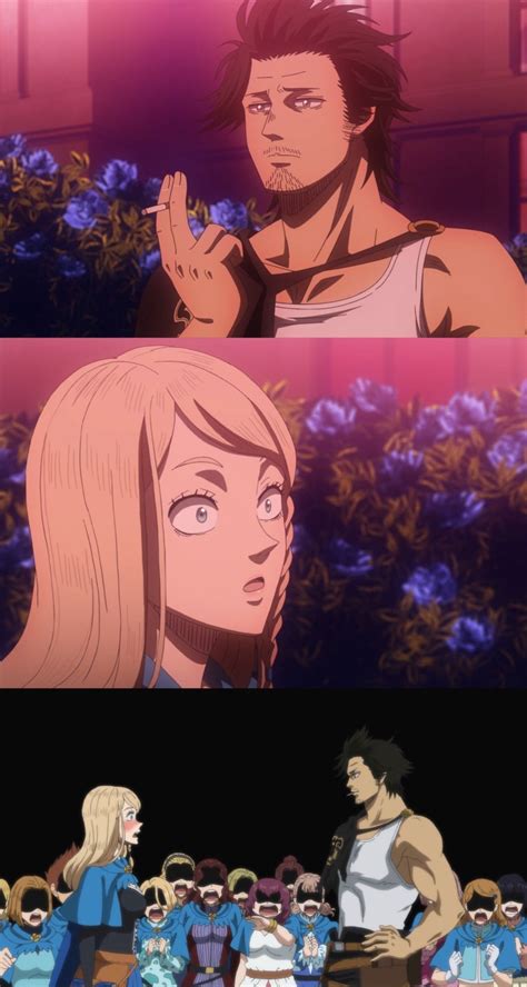 Yami Sukehiro And Charlotte Roselei Black Clover