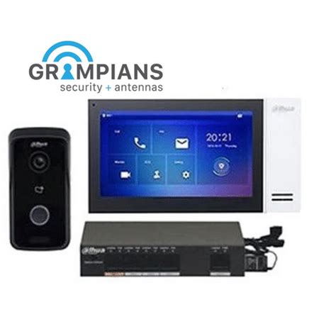 Dahua IP Intercom Kit KTP IP Villa White Monitor Grampians Security