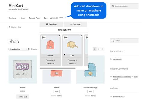 Woocommerce Mini Cart Menu Cart Plugin By Koalaapps Codecanyon