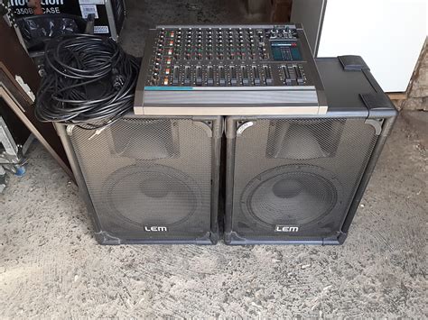 Impianto Lem Completo Di Mixer Compact 86 Mkii 2 Casse Reverb