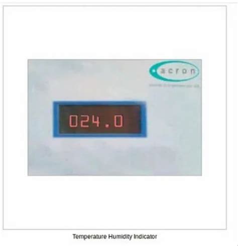 Digital Wall Mounted Temperature Humidity Indicator At ₹ 1500 Piece In Pune