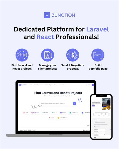 Zunction Laravel Developer Marketplace On Linkedin Laravel React