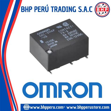 G6c 2114p Us Dc12v Omron Relay General Dpst 12vdc 8a 250vac 6 Pines