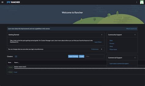 Home Page Shows Rke2 Custom Cluster As Active When It Has Not