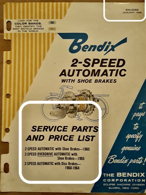 Wanted Bendix Brake Literature Wanted Bikes Trikes Parts Accessories Etc The Classic