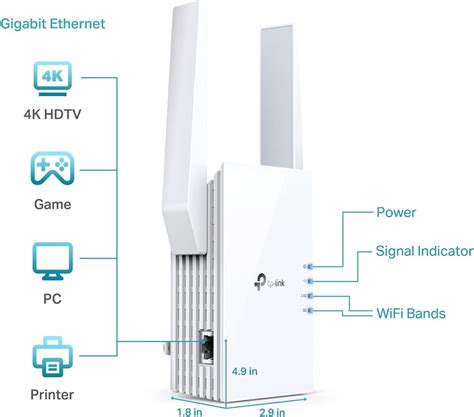 Tp Link Tl Re605x Ax1800 Wi Fi Range Extender Supreme Networks