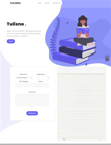 Github Xsyam Tulisno Generating Text Into Handwritings