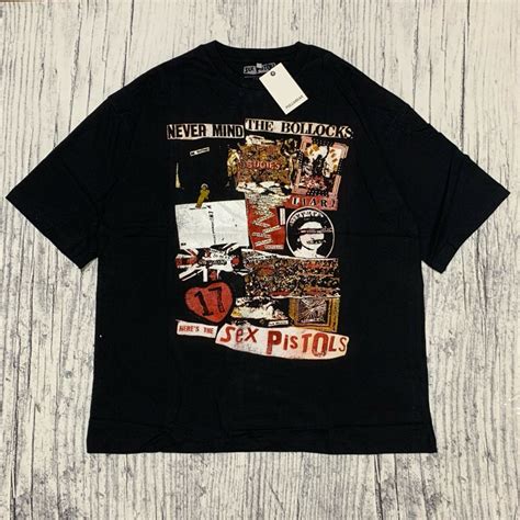 Jual Baju Kaos Pandb Oversize Sex Pistols T Shirt Band Vintage Sex Pistols Oversized Model Black