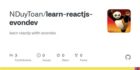 Github Nduytoanlearn Reactjs Evondev Learn Reactjs Witth Evondev