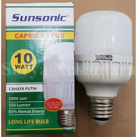 Jual Lampu Bohlam Bulb Led W Watt Kualitas Bagus Indonesia Shopee Indonesia