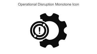 Operational Disruption Monotone Icon In Powerpoint Pptx Png And Editable Eps Format PPT Presentation