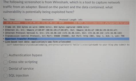 Solved The Following Screenshot Is From Wireshark Which Is Chegg Com