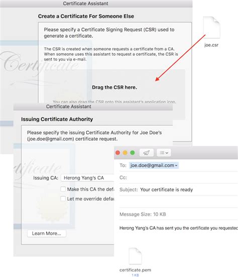 Issue New Certificate With My Ca On Macos