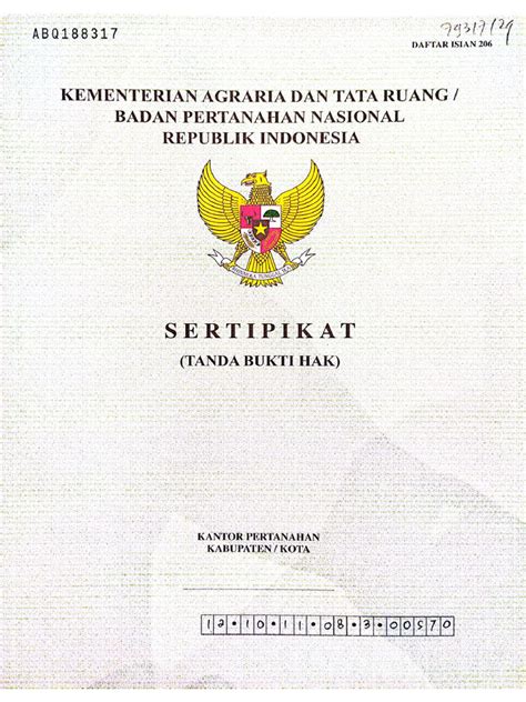 Sertifikat Induk Java Residence Cluster 2 Pdf