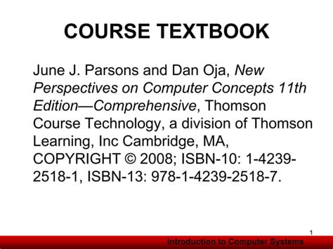 Introduction To Computer Systems Architecture Of Computer Systems Ppt