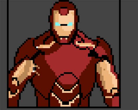 Iron Man Pixel Art