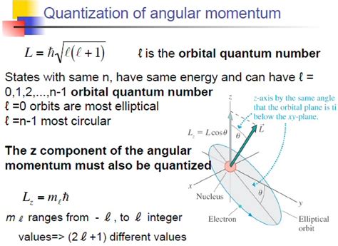 angular momentum quantum number