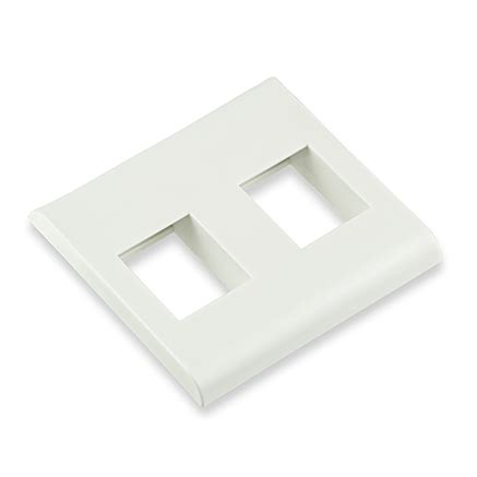 50mm Dual Data Plate To Suit Keystone Jacks Cms Electracom Australia