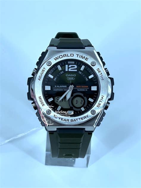 Casio Analog Digital Mens Watch Mwq 100 3a Analog Digital Resin Band Indaystoreonline