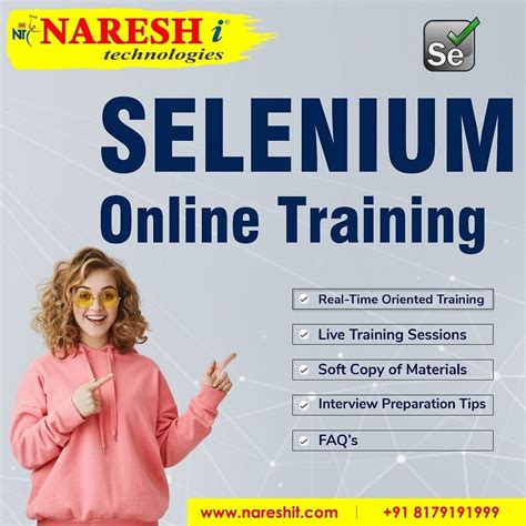 Best Selenium Training Institute In 2024 Hyderabad Nareshit By Samuel Nareshit Jan 2024