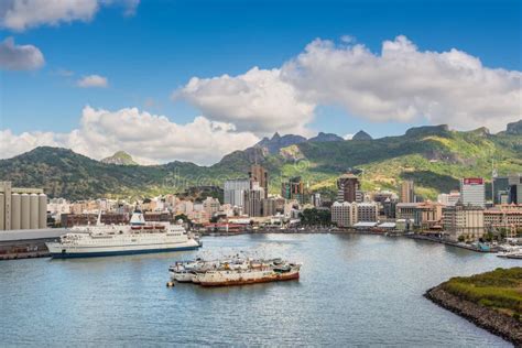Port Louis Cityscape Mauritius Editorial Image Image Of Ocean Coast