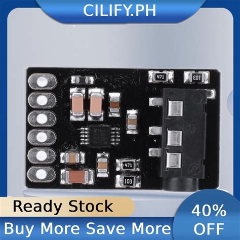 Cs4344 Da Conversion Module With Linear Analog Low Pass Filter I2s Interface Shopee Philippines