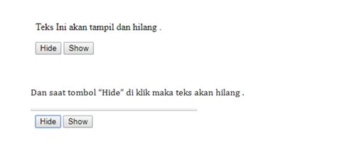 menampilkan dan menyembunyikan teks dengan jquery webhozz blog