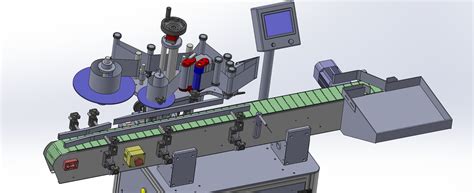 Labeling Machine 3d Model 45 Sldas 3ds Fbx Ige Max Obj