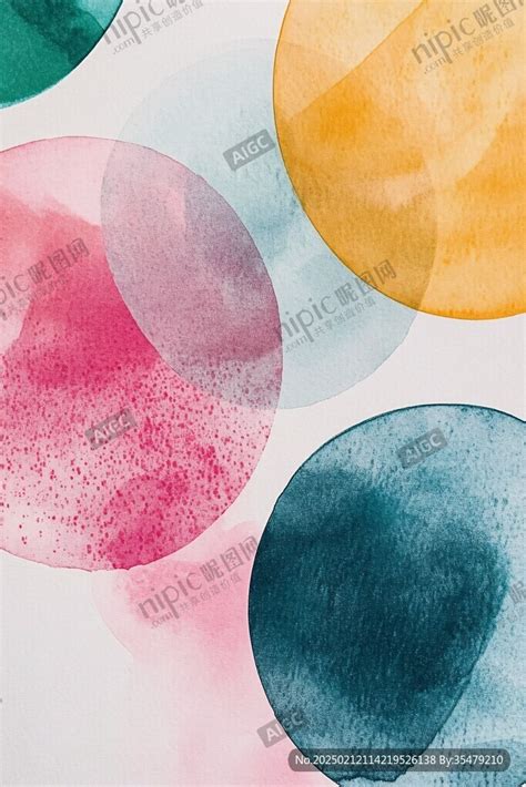 Ai创作图不规则渐变水彩艺术画 肌理彩色流体装饰画 彩色水墨晕染装饰画 彩圈背景图 高清卡纸抽象画 圆形弧形色块 彩色简约抽象画 水彩晕染色彩碰撞 简洁水彩风无框画 多色水墨晕染装饰画 炫彩