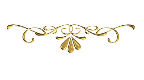 Scrollwork 10 Gold By Victorian Lady On DeviantArt Clip Art Borders