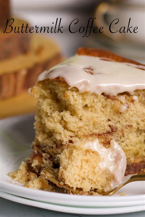 Delicious Homemade Buttermilk Coffee Cake Recipe