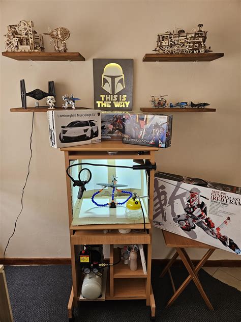 Its Not A Lot And A Very Diy Setup But Its Gotten Me Pretty Excited For The Future R Modelmakers