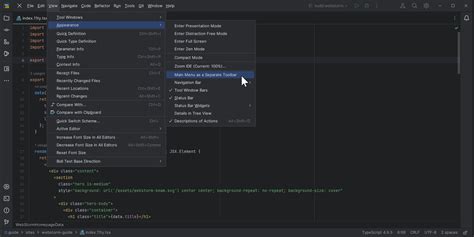 Webstorm 20232 Eap 2 Volar Support For Vue Updates To The New Ui