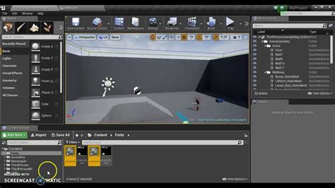 Unreal Engine 4 How To Import Fonts And Add Them To A Widget Youtube
