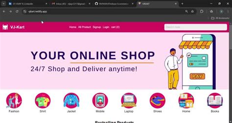 Vijay R On Linkedin Ecommerce Reactjs Tailwindcss Redux Firebase