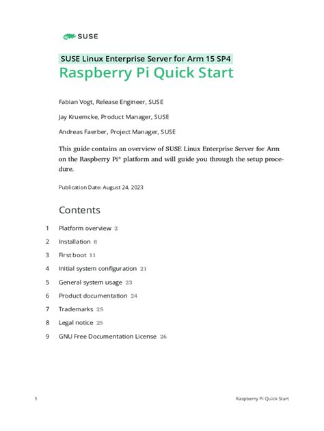 Fillable Online Raspberry Pi Quick Start Fax Email Print Pdffiller