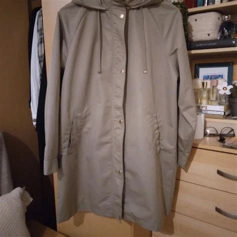 Peacocks Raincoat Parka Light Khaki Size M 10 Can Depop