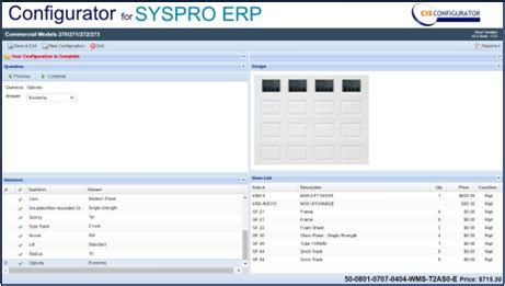 CIS Configurator SYSPRO Integration CIS Configurator SYSPRO Integration