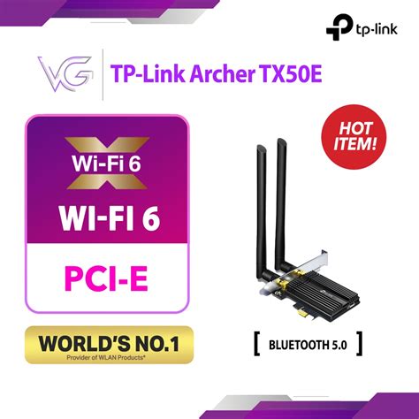 Shop Malaysia Tp Link Archer Tx E Ax Wifi Bluetooth Pcie Wireless Adapter Pci E