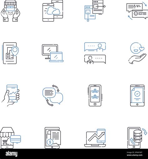 On The Go Tool Line Icons Collection Portable Versatile Compact Multi Functional Convenient