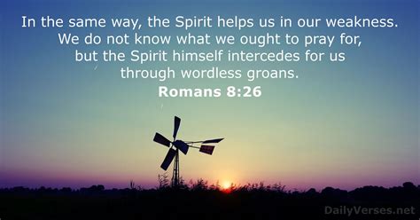 October 5 2023 Bible Verse Of The Day Romans 826
